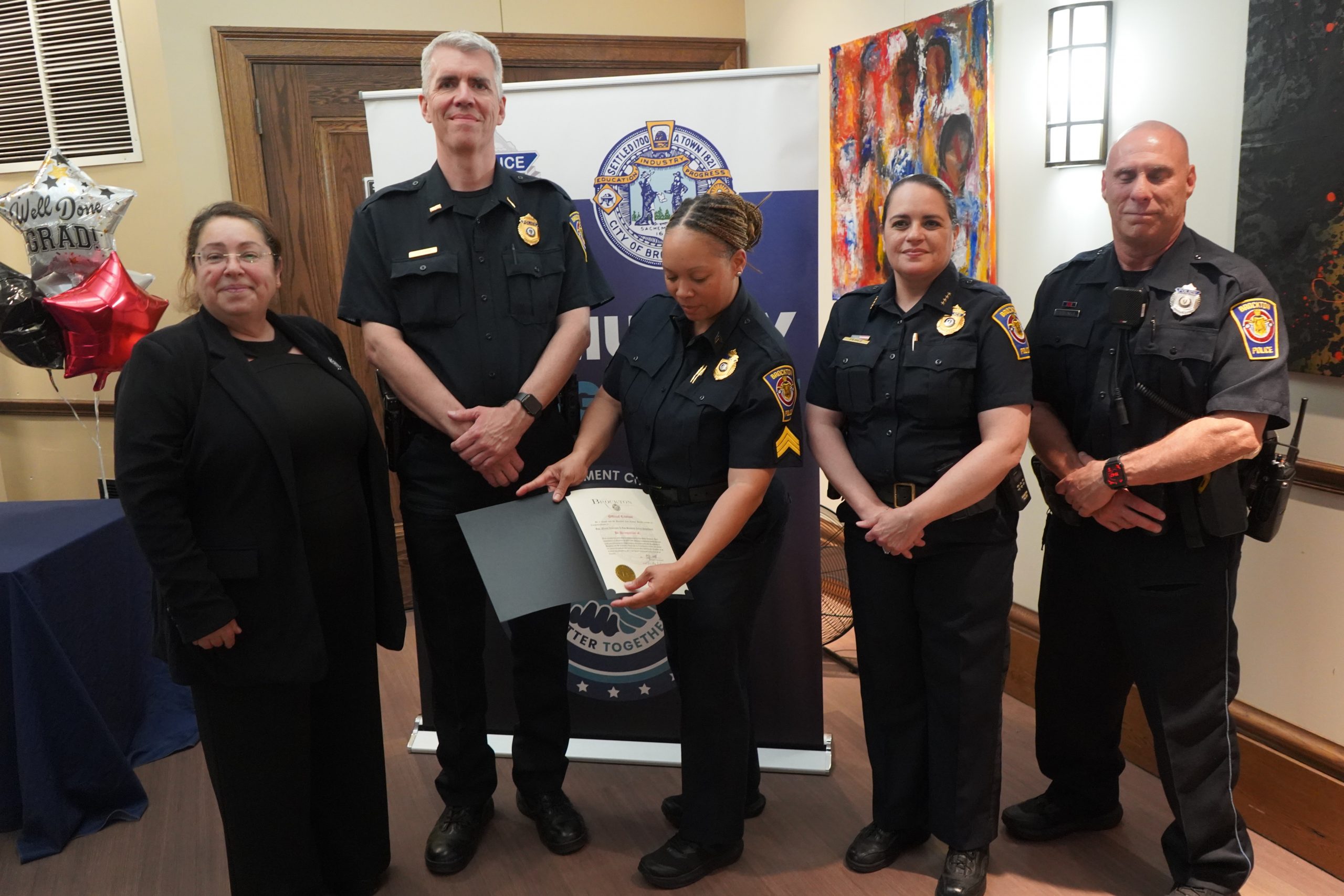 La Police de Brockton célèbre la promotion 2026 de la Citizens Police ...